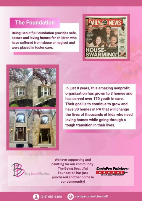 CertaPro Painters® of Blue Bell/Phila Supports the Being Beautiful ...