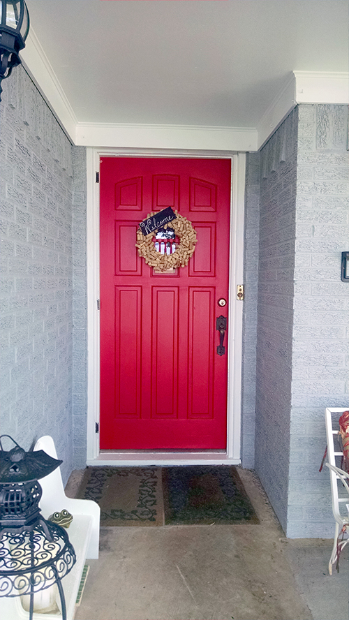 Cherry Front Door - Rockwall