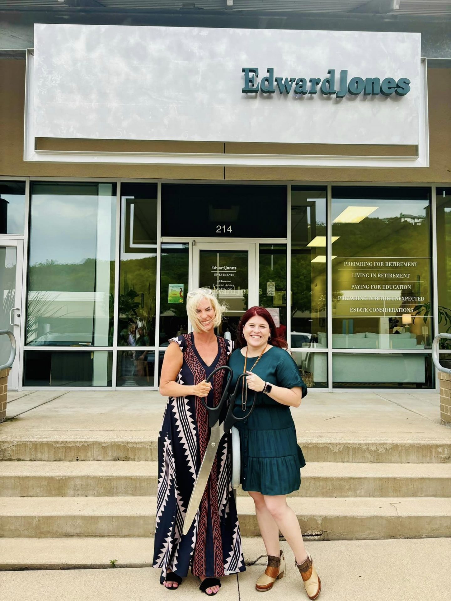 Celebrating Alli Bouwman at Edward Jones: Ribbon Cutting Event - Austin